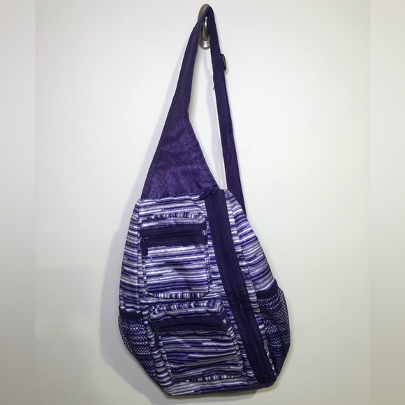thirty-one | Bags | Thirtyone Shoulder Sling Backpack Purple And White ...
